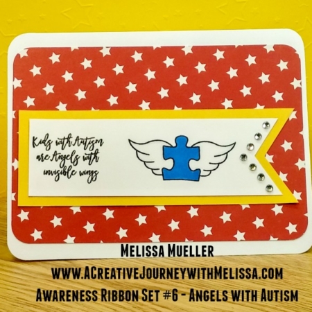 Awareness Ribbon Set #6 - Angels with Autism - Clear Stamps and ...