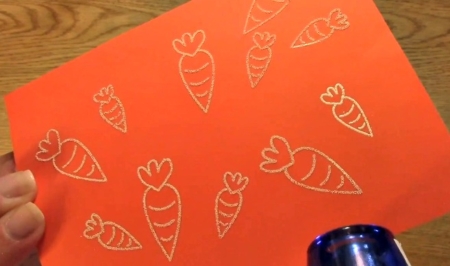 How to Heat Emboss with a Heat Gun - Clear Stamps and Crafting Products