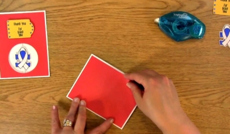 Autism Awareness Interactive Thank you Card Tutorial - Clear Stamps and ...