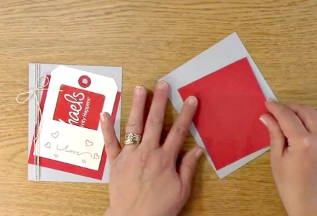 I Just Love You Gift Card Holder - Clear Stamps and Crafting Products