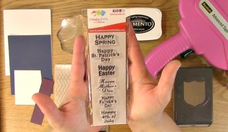 SUPER EASY Father's Day Card - Clear Stamps and Crafting Products