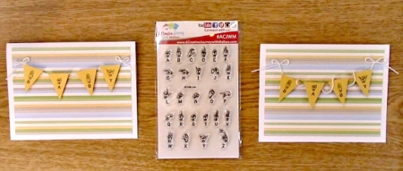 Baby Shower Card Using Sign Language Stamps - Clear Stamps and Crafting ...